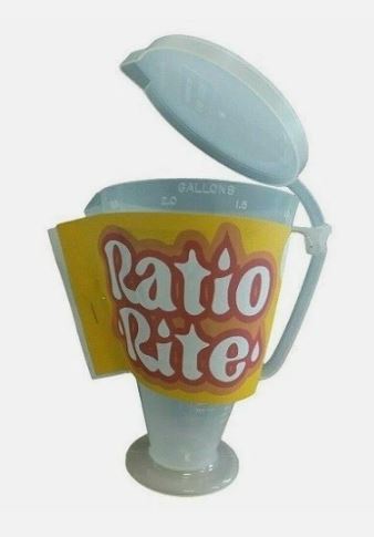 Ratio Rite Premix Gas Mixing Fork Gear Oil Measuring Cup 2 Stroke Lid ...