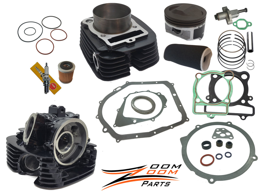 1987 - 2004 YAMAHA WARRIOR 350 YFM 350 BIG BORE KIT 366cc & BARE CYLIN ...