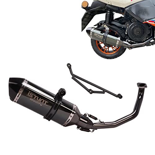 YOSAYUSA Motorcycle Exhaust Pipe System for GY6 Engine 125cc 150cc Sco ...