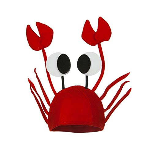 Men's Women's Novelty Hat 3D Lobster Crawfish Crab Seafood Hat with Cl ...