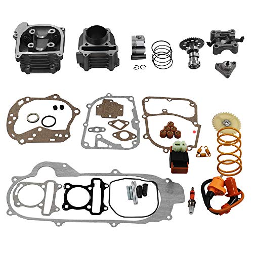 GY6 Cylinder Rebuild Kits Kymlaa 100cc Big Bore Kit for 69mm Valve 49C ...